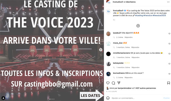 Casting The Voice 2023 (TF1) : inscription saison 12 en ligne pour ...