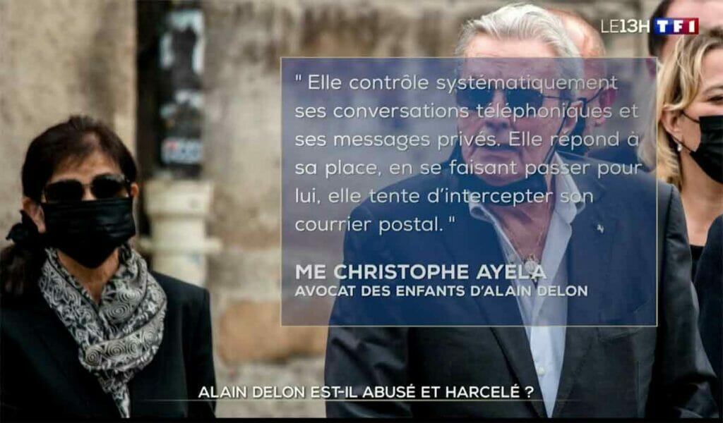 Affaire Alain Delon / Hiromi Rolin (plainte abus et harcèlement ...