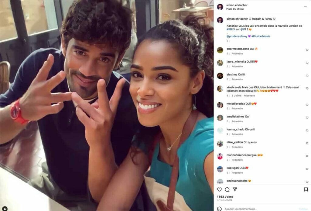 Simon Ehrlacher dans Plus belle la vie TF1 : Romain Vidal ne revient pas pour le moment ...